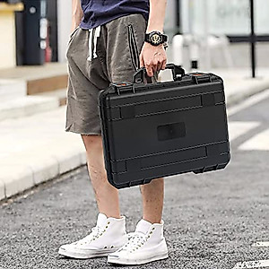 Miniature Storage Figure Case, TORIBIO 80 Slot Figurine Minature Carrying Case, Customizable Foam Miniature Sturdy Hard Case, Compatible with Warhammer 40k, Dungeons & Dragons and More