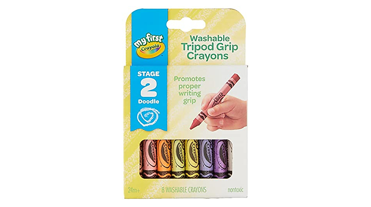 Crayola My First Washable Toddler Crayons - Perfect for Early Artists