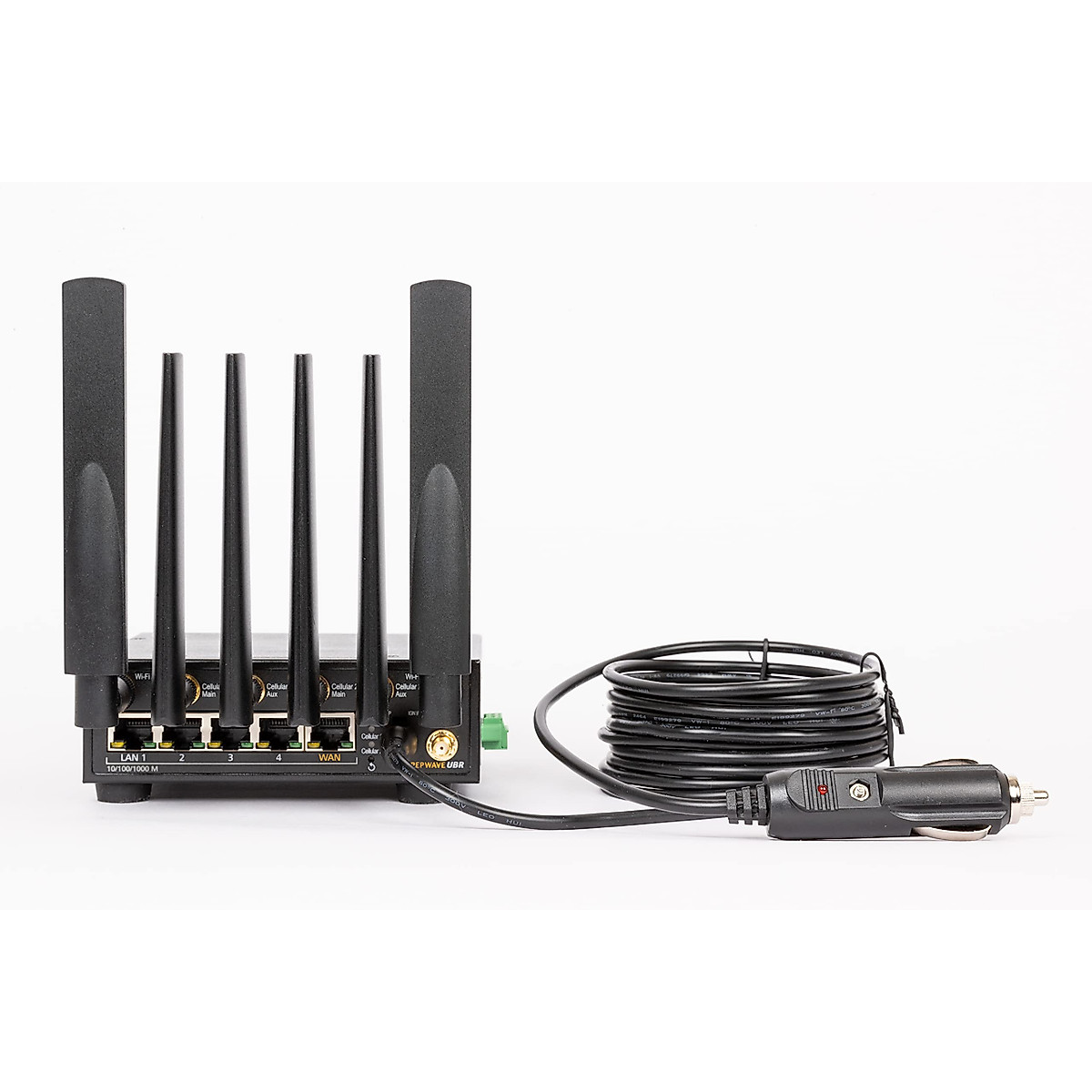 Automobile Auxiliary Power Outlet [12-24VDC | 10FT | DC Plug with Molex 4-Pins Connector] for Peplink MAX Transit Mini, MAX BR1 Classic, and UBR LTE| ACW-643