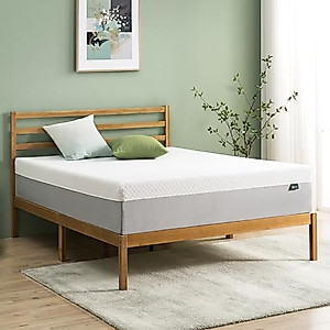 ZINUS 10 Inch Green Tea Essential Memory Foam Mattress [New Version], Queen, Fiberglass Free, Medium Feel, Breathable Airflow Memory Foam, Certified Safe Foams & Fabric, Mattress in A Box