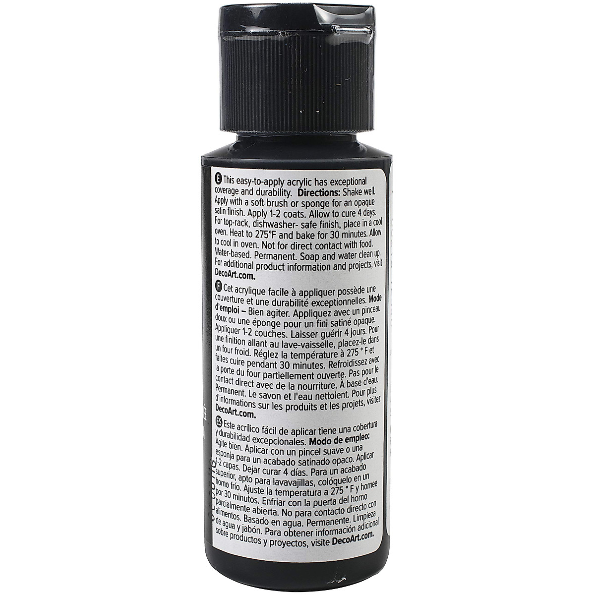 Deco Art GLASS PAINT 2OZ BLACK, us:one size
