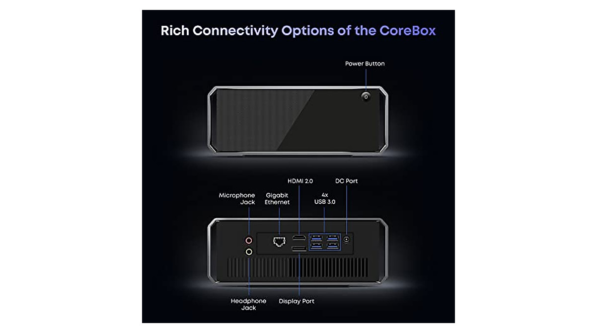 CHUWI CoreBox Mini PC: i3-1215U Power, 16GB RAM, 512GB SSD