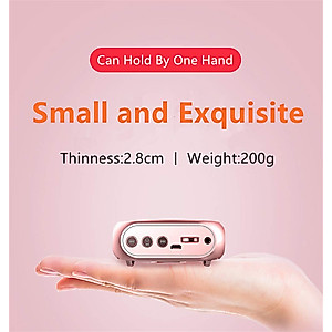 Portable Voice Amplifier with Wired Microphone Headset Rechargeable PA System Speaker Personal Microphone Speech Amplifier Power Amplifiers Loudspeaker for Teachers/Metting/Tour Guide (Rose Gold)