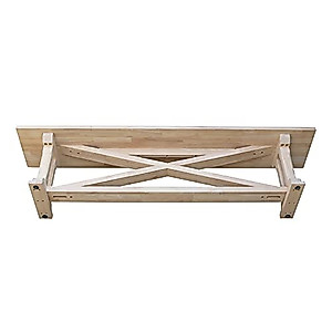 IC International Concepts Alexa, Unfinished Bench