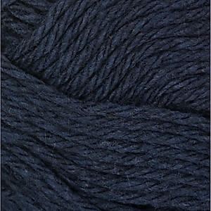 Bernat Handicrafter Cotton Solids Yarn, 1.75 oz, Gauge 4 Medium, 100% Cotton, Indigo