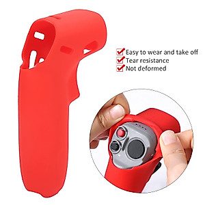 Protective Sleeve for FPV, Soft Joystick Protective Cover Joystick Cover for FPV for FPV Gel Protective Sleeve Accessories for FPV(red)