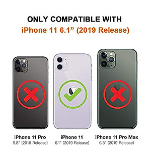 MOSNOVO for iPhone 11 Case, [Buffertech 6.6 ft Drop Impact] [Anti Peel Off] Clear Shockproof TPU Protective Bumper Phone Cases Cover with White Leopard Print Design for iPhone 11