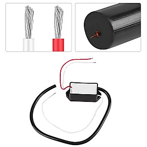 DC 3.6V/4.8V/6V/12V High Voltage Transformer 3kV-11kV Boost Step-up Inverter Arc Pulse Generator Power Module Black