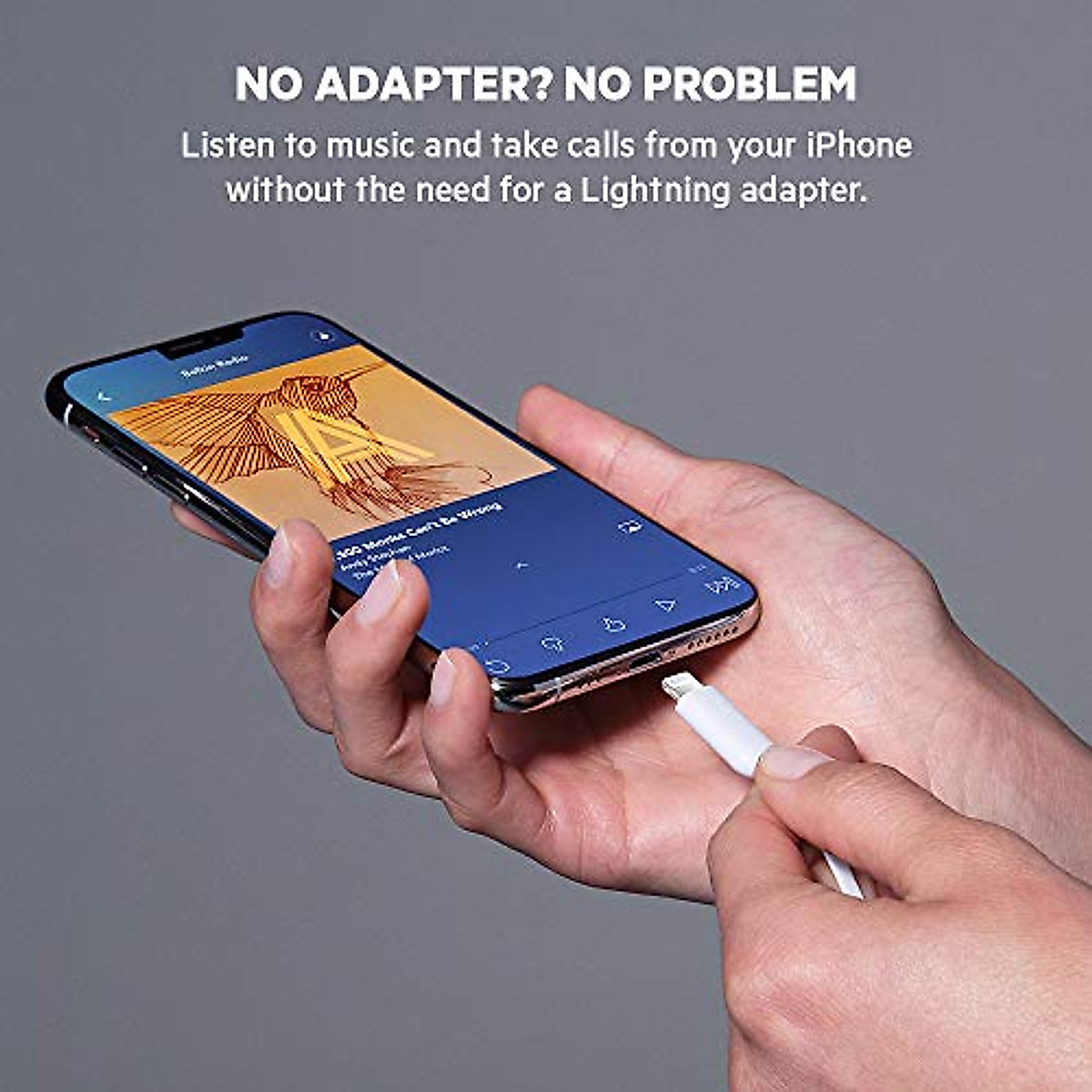 Belkin SoundForm Headphones - Wired In-Ear Earphones With Microphone- iPhone Headphones - Apple Headphones - Apple Wired Earbuds For iPhone, iPads & All Products With Lightning Connector (White)