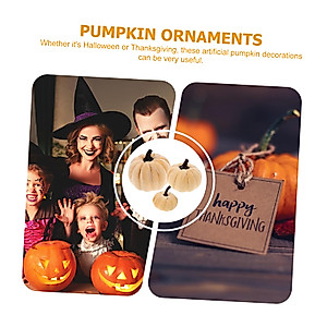 HOMSFOU 6pcs Pumpkin Pumpkin Prop Cloth Artificial Supplies Model Wrapped Venue Setting Props Decorations Halloween Decorations Halloween Pumpkin Ornament