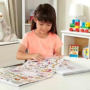 Melissa & Doug Sticker Collection and Coloring Pads Set: Princesses, Fairies, Animals, and More - FSC Certified