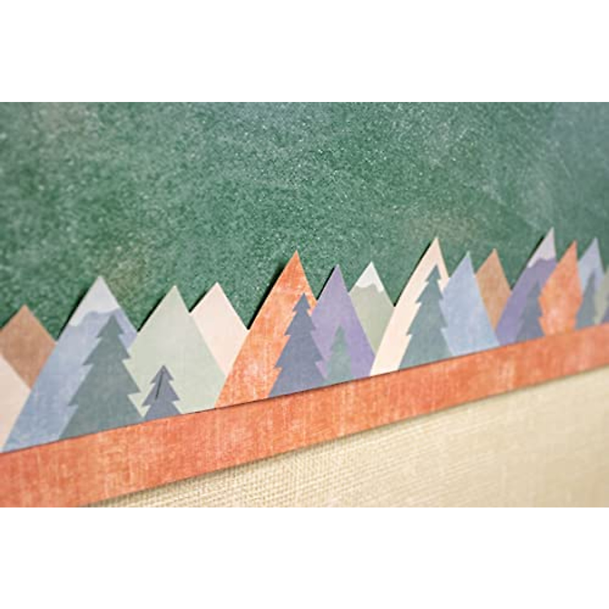 Teacher Created Resources Moving Mountains Terra Cotta Straight Border Trim