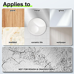 Fejoyta Door Stoppers Wall Protector, 8 PCS Silicone Door Knob Wall Protector with Strong Self-Adhesive Backing, Upgrade Reusable Cabinet Door Bumper - Ideal for Wall Protector and Noise Reduction