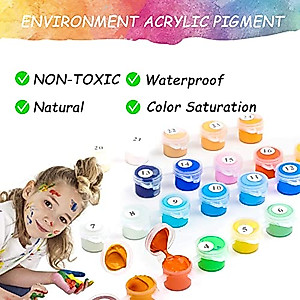 Teinsnis Sea Turtle Paint by Number for Adults Canvas, DIY Digital Sea Turtle Paint by Numbers, Sea Turtle Adult Paint by Number Kits, Acrylic Oil Number Painting Kits for Home Decor Gift 16"x20"