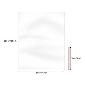 100PCS Cellophane Bags 8x10 inches, Clear Treat Bags with 4’’ Twist Ties, Plastic Cello Bags - 1.4 mils Thick OPP Rice Crispy Bags for Gift Goodie Favor Candy Cake Pop Birthday Party Cookies (8’’ x