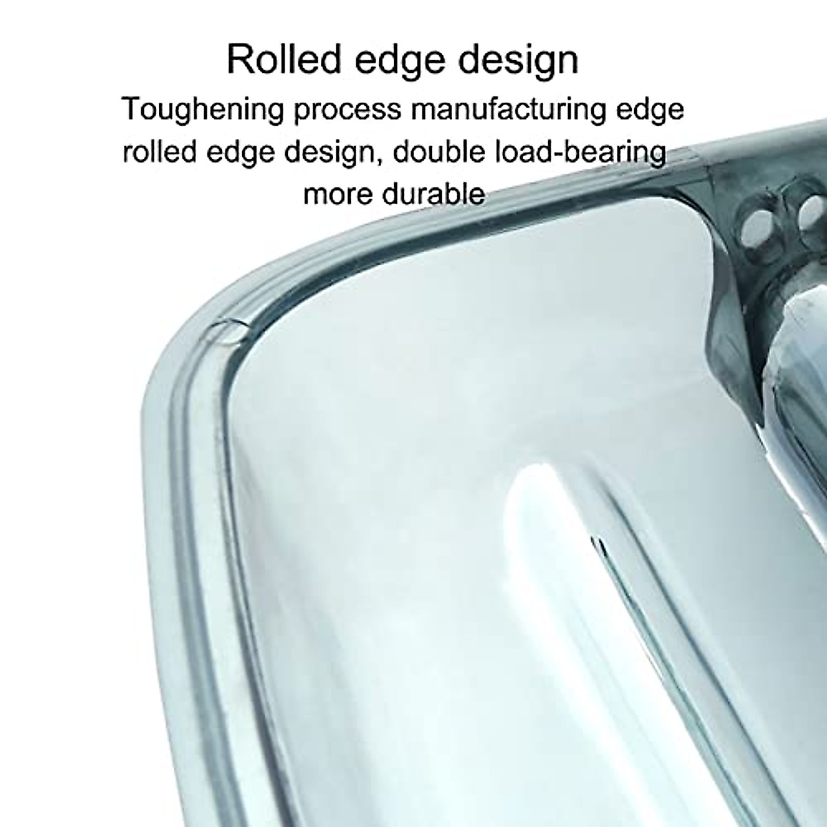 Snow Shovel, Shovel Head, Square Shovels with Wooden Straight Handle, Clear Polypropylene Snow Shovel, Sturdy and Durable, Strong Load-bearing Capacity, for Driveway Home Garden Camping Beach ( Size :