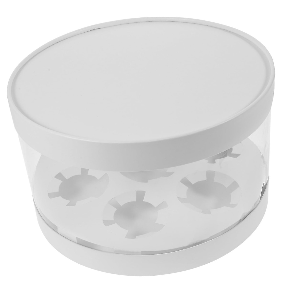 NOLITOY 2pcs Cake Box Muffin Cake Carrier Cupcake Storage Containers Cupcake Travel Container Muffin Cake Containers Cupcake Packaging Boxes Cupcake Transport Container Dessert Carrier