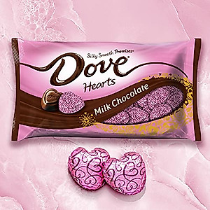 DOVE PROMISES Valentine Milk Chocolate Candy Hearts 8.87-Ounce Bag