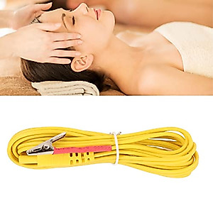 5pcs Safe Portable TENS Electrode Wire Replacement Clip Electrode Wire for Slimming Massager