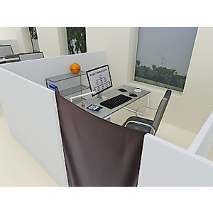 TopShade Office Cubicle Curtain and Privacy Door/Screen