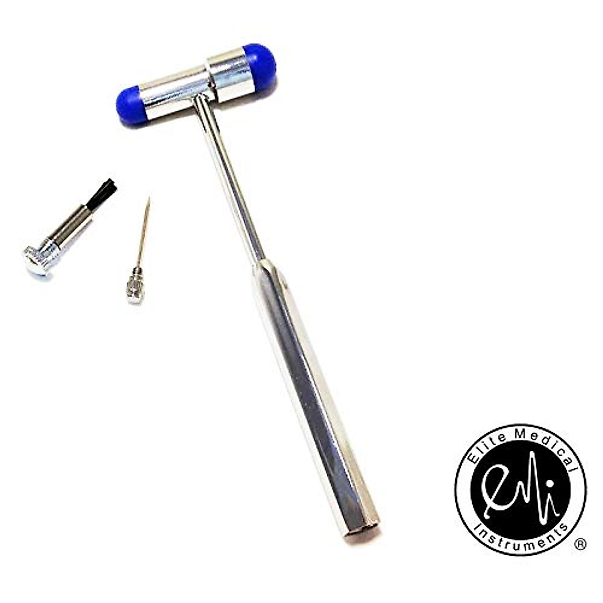 EMI Neurological Medical Examination 2 Reflex Hammer Set: Taylor and Buck Reflex Hammer - 2 Piece Bundle - Royal