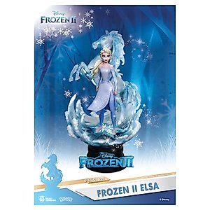 Beast Kingdom Frozen II: Elsa DS-038 D-Stage Series Statue, Multicolor, 6 inches