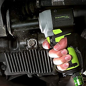 Flexzilla Pro Mini Impact Wrench, 1/2" Drive, with High Flow Ball Swivel Plug - AT1475FZ