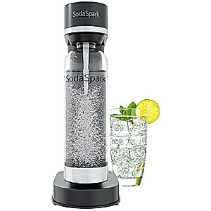 Modern Design Sparkling Water Maker – Soda Water Maker with 1l BPA-Free Reusable Bottle–Carbonated Water Maker for Home – Soda Streaming Machine for Seltze (SS697B)
