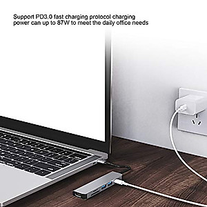 USB Hub Adapter Intelligent Type‑C Docking Station Adapter Docking Station Adapter Computer for Travel Home