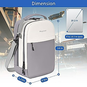 Carrying Case for Steam Deck Console & Accessories, Storage Bag for Asus Rog Ally & Switch，Crossbody Protective Travel Bag Double-layer Backpack with Multi-Pockets For AC Adapter, Docking Station