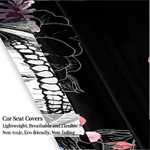 Death Sugar Skulls Baby Car Seat Cover for Baby Boys and Girls Breathable Lightweight Carseat Cover Baby Carrier Cover Soft Flexible for Girls Boys