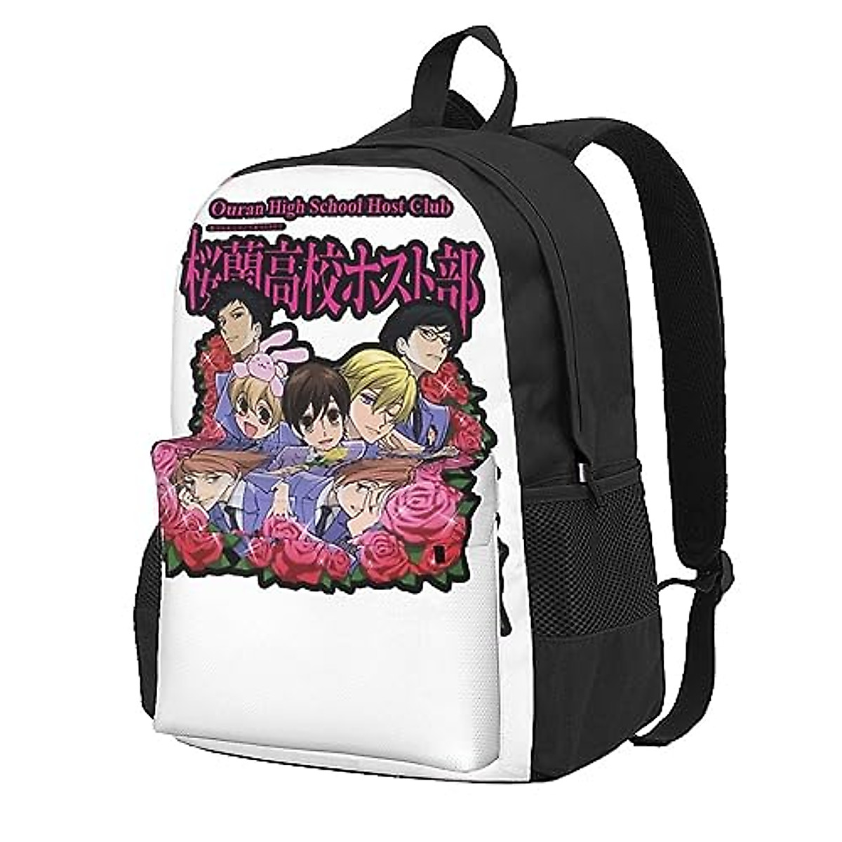 COMFOBOND Anime Ouran High School Host Club Laptop Backpack Lightweight Double Shoulder Bag Travel Daypack Camping Work Hiking For Men Women
