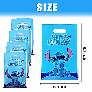 50 PCS Lilo and Stitch Party Gifts Bags,Stitch Theme Candy Bags Favors Good Bags for Lilo and Stitch Birthday Decorations Lilo and Stitch Party Supplies
