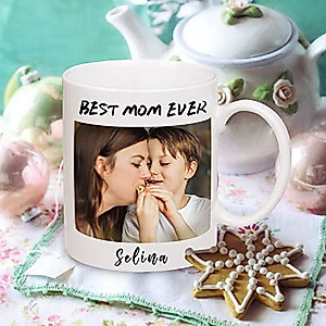 Custom Mug Personalized Photo Mug 11oz on Both Side Custom Mug with Your Picture, Logo, Text Personalized Coffee Mug Customized Gifts for Birthday Christmas Party Decoration 11oz White Wholesale