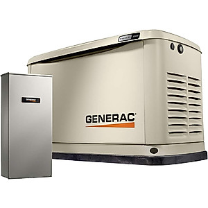 Generac 7172 10kW Air Cooled Guardian Series Home Standby Generator with 100-Amp Transfer Switch - Comprehensive Protection - Smart Controls - Versatile Power - Wi-Fi Connectivity - Real-Time Updates