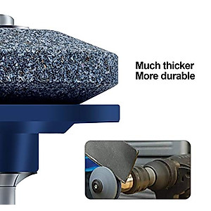 S SATC 6 Pack Lawn Mower Blade Sharpener Universal Multi-Sharp Lawn Too for Any Power Drill or Hand Drill Sharpening Stone Mower Tools