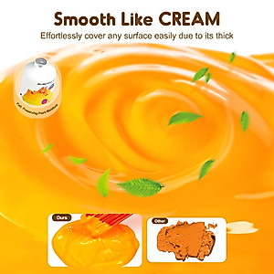 Jar Melo Washable Tempera Paint for Toddlers 3 4 5 6 7 8+ Age Activity, 6 Color 2.1fl oz Non Toxic Kids Paint for Finger Painting School Classroom Art Supplies Craft Projects Birthday Christmas Gift