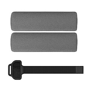 1 Leg Strap and 2 Ring-Con Grips Ring-Con for Nintendo Switch Fit Adventure Game，Non-Slip Grips and Adjustable Leg Strap Compatible （Does not Contain Ring con）(Grey)