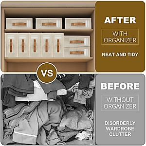 Bed Sheet Organizer 4 Pack - No Insects Entry Sheet Organizers and Storage with Zipper, Label, Handle, Window, Linen Closet Organizers and Storage for Sheet Set, Clothing, Duvet Covers, Blanket