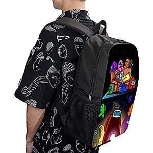 Mobyat Backpack Lightweight Bag Water Resistant Casual Daypack Travel Business Bag for Men Women 16in