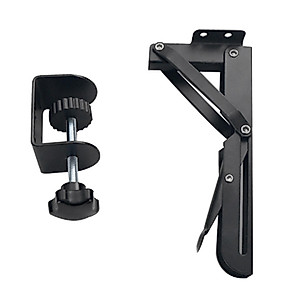 Generic Keyboard Tray Clamp Mount Small Keyboard Tray Under Desk DIY Height Adjustable Table Mount Arm Wrist Rest Shelf Folding Keyboard Drawer Tray