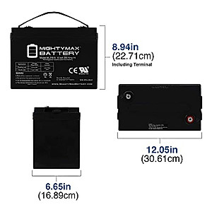 Mighty Max Battery 6V 200AH SLA Battery Replaces Champion M83CHP06V27 Golf Cart RV Boat