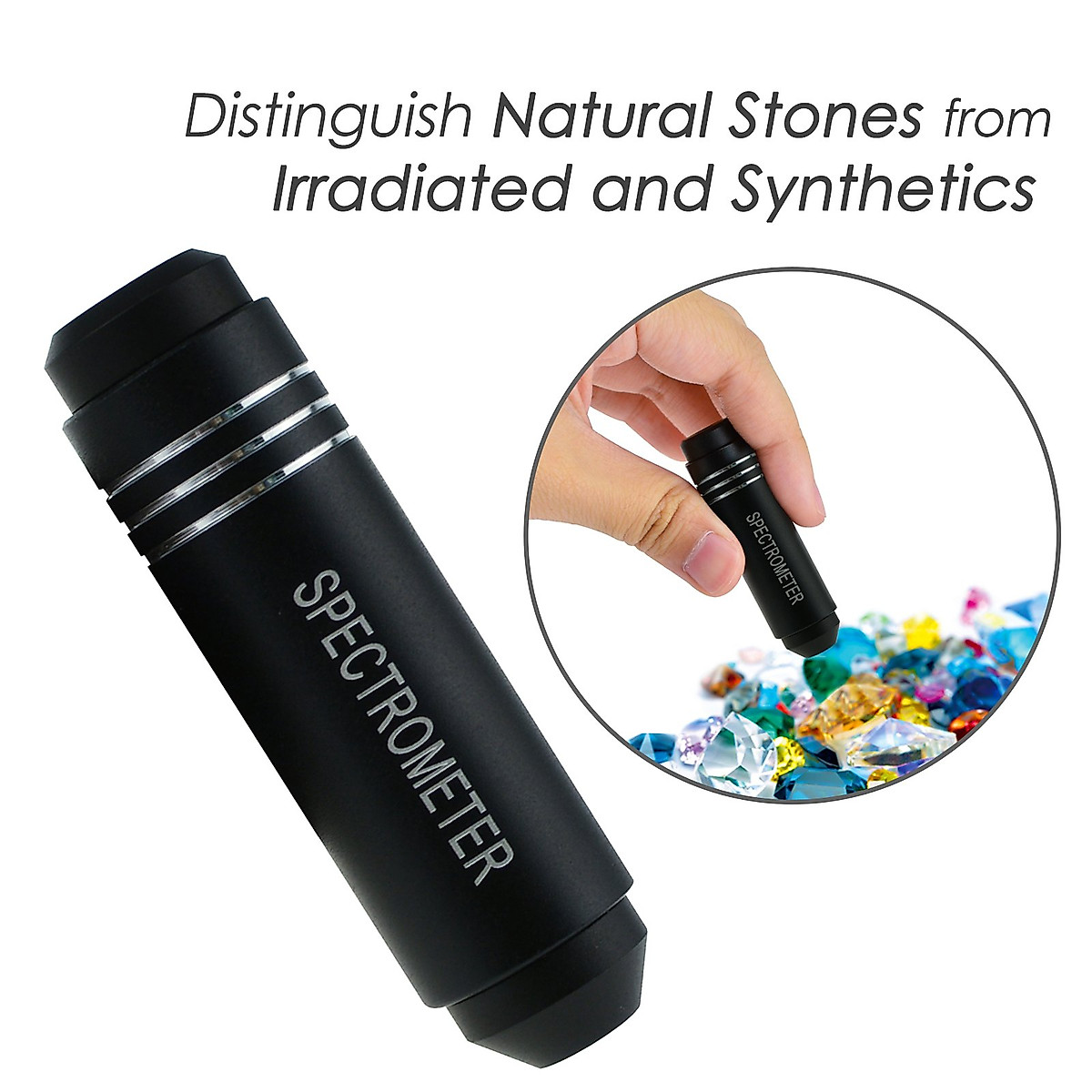 Gain Express Pocket Diffraction Grating Gemological Spectroscope for Quick Gemstone Identification and GIA Use