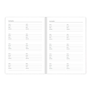 Letts of London Zodiac Weekly/Monthly Planner, 12 Months, January to December, 2024, Sewn Binding, A5 Size, 8.25" x 5.875", Multilingual, Ivory (C082297-24)