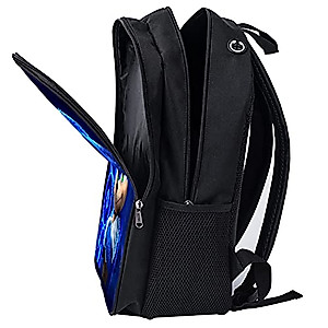 leaeykei Cartoon Backpack Large Capacity Multifunction Leisure Travel Anime Backpack 1