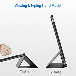 JETech Case for iPad Air 2 (2nd Generation), Smart Cover Auto Wake/Sleep (Black)