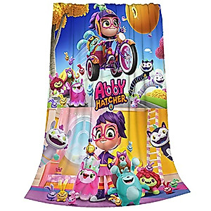 GOKSOY NIAXAUYT Cartoon Printing Throw Blanket All Seasons Flannel Fleece Blanket Soft and Warm Plush Blankets for Couch Sofa Bed Camping Travel 40''x50''