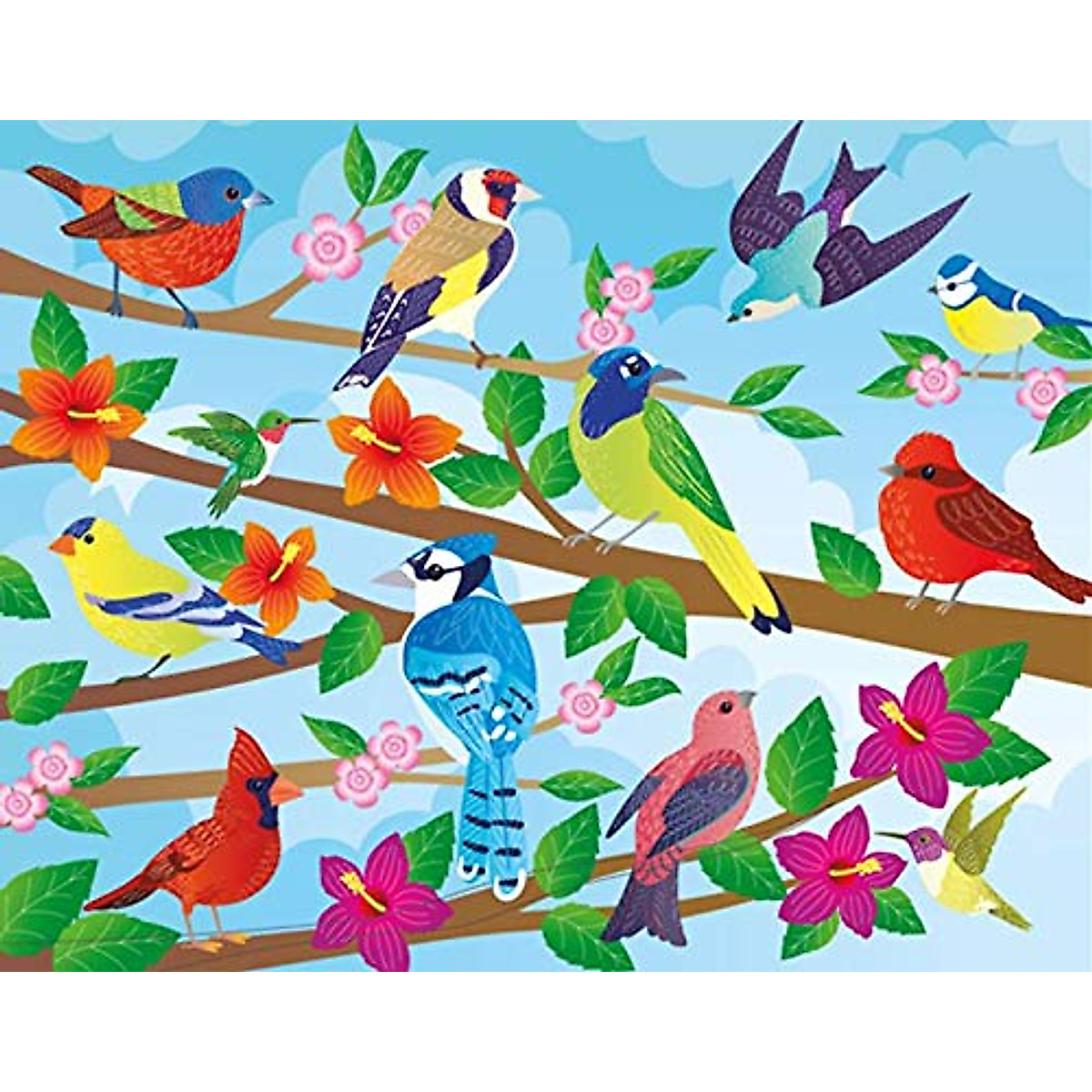 Page Publications Collection Jigsaw Puzzles for Adults 500 Piece | Feathered Friends Puzzles | Puzzles for Kids & Teens, Fun Educational Games for Family Game Night