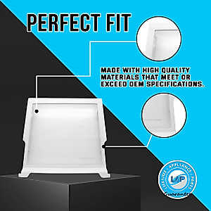 UPGRADED Lifetime Appliance W10276341 Glass Shelf Compatible with Whirlpool Refrigerator - WPW10276341