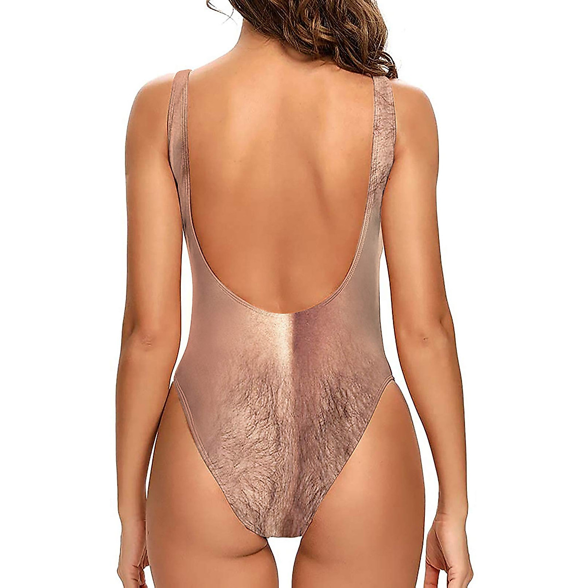 RAISEVERN One Piece Swimsuit Women Funny Swimwear Bodysuit Monokini Swimming